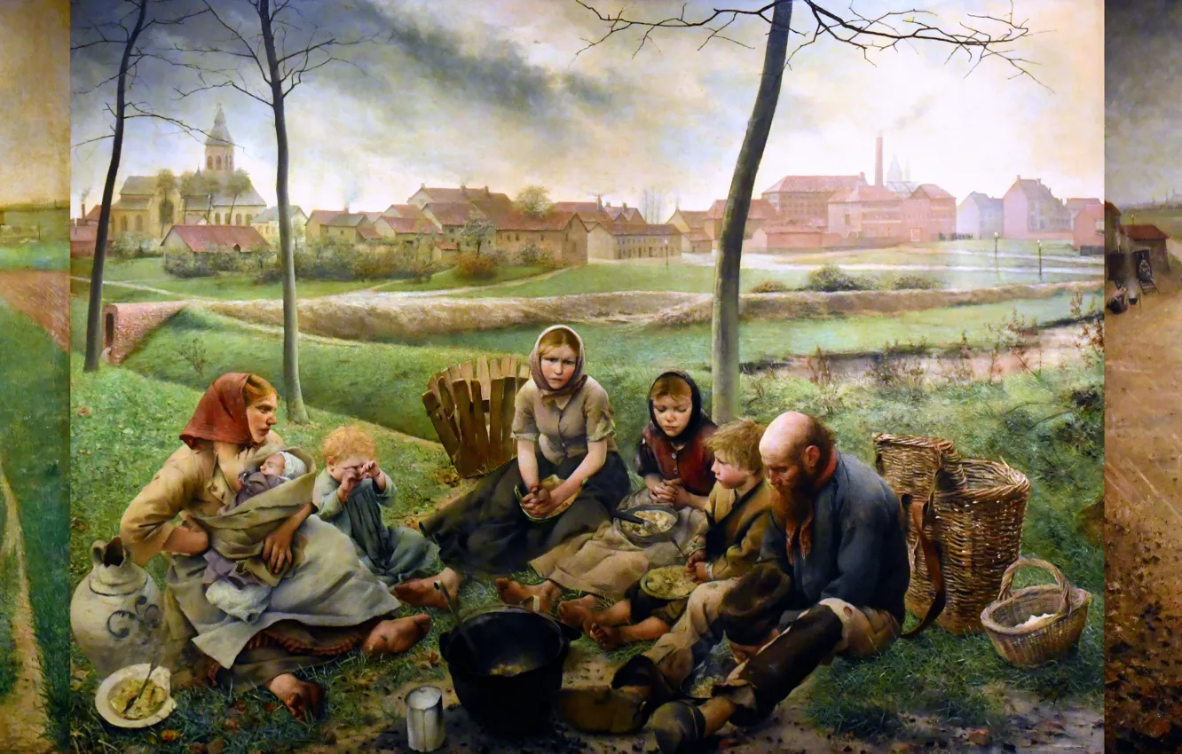 Wallpaper People, Picture, Belgian artist, Leon Henri Marie Frederick ...