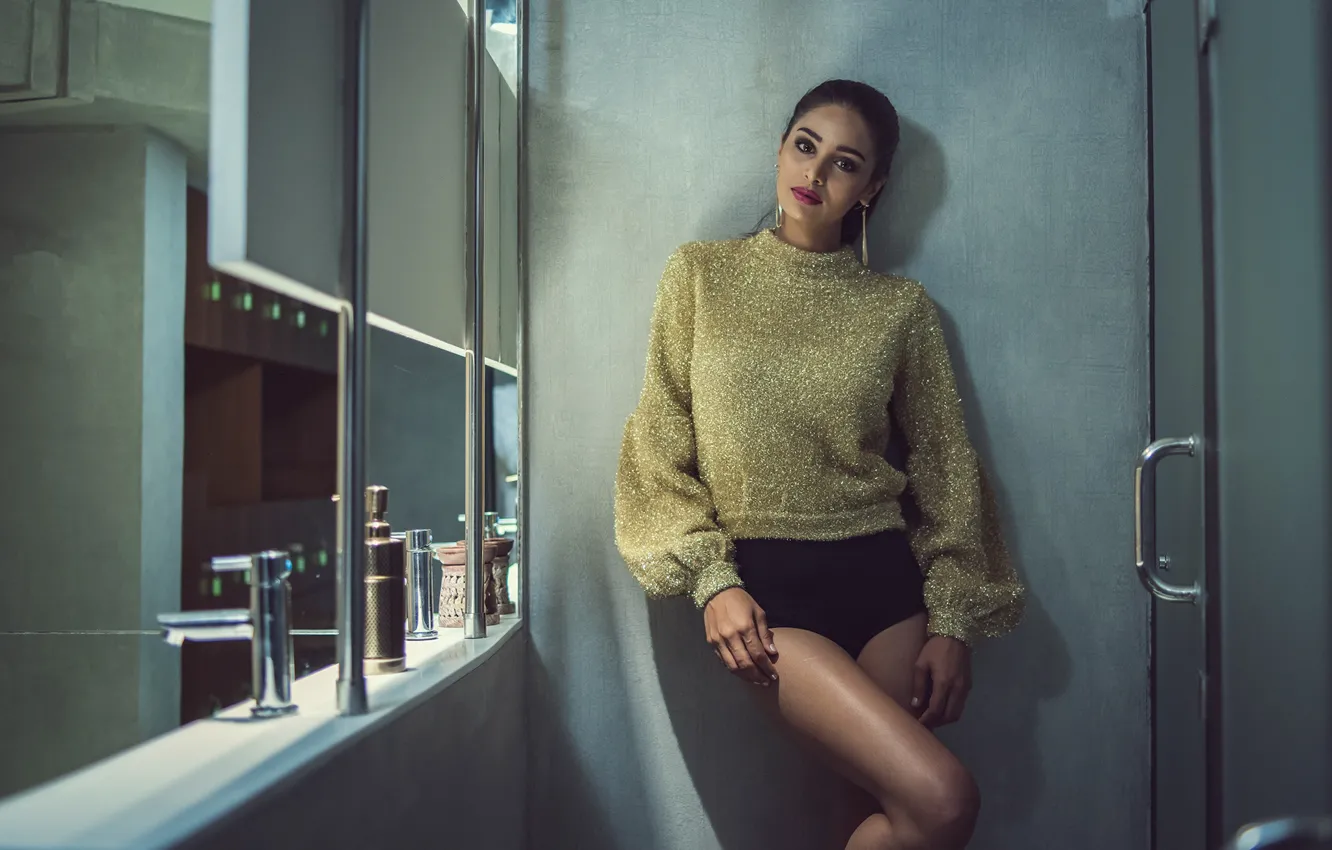 Wallpaper girl, hot, sexy, eyes, smile, beautiful, figure, model for ...