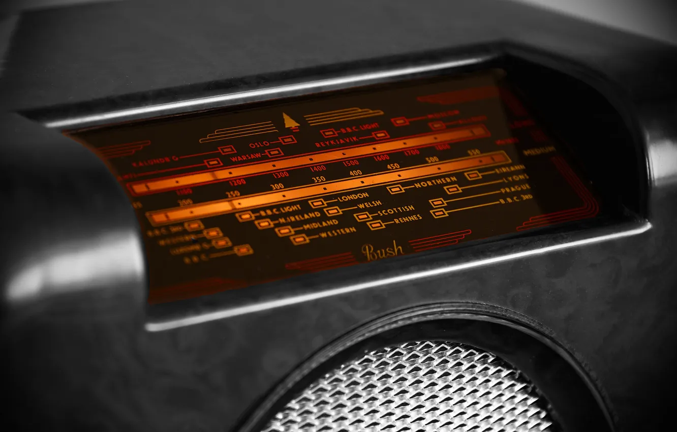 Wallpaper radio, 1950, receiver, Bush DAC90 images for desktop, section ...