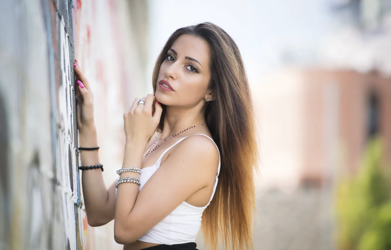 Wallpaper summer, look, background, model, hair, beauty, Carlotta for ...