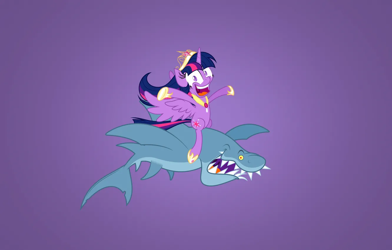 Wallpaper minimalism, shark, shark, My little pony: Friendship is magic ...