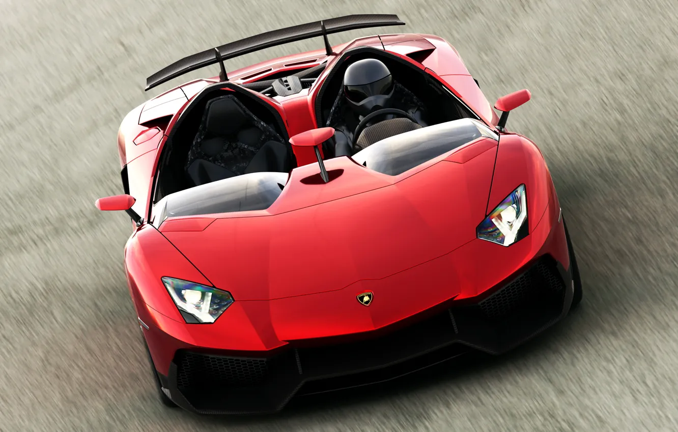 Wallpaper red, helmet, lamborghini, spider, aventador for mobile and ...