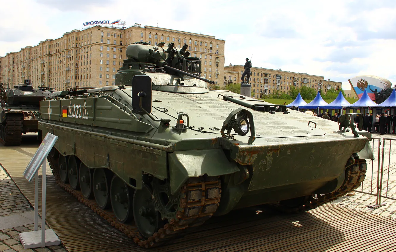 Wallpaper Germany, Moscow, BMP, 2024, SVO, Poklonnaya Gora, Trophies of ...