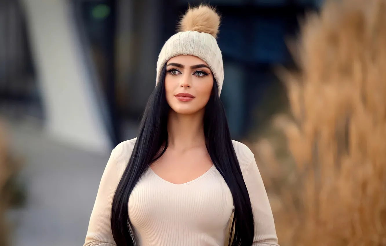 Wallpaper girl, eyes, model, pretty, face, pose, portrait, Jacklyn for ...