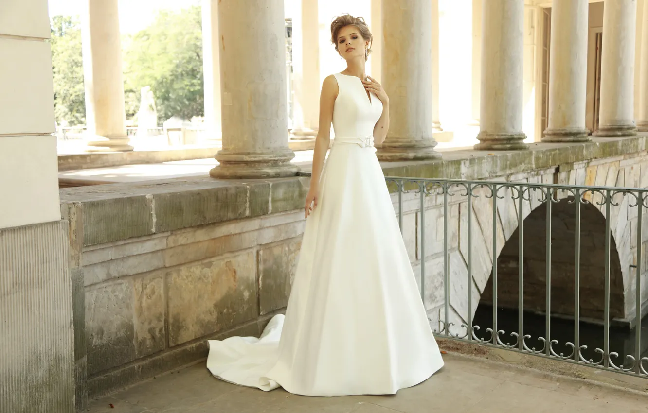 Wallpaper girl, dress, woman, beautiful, model, wedding, cute, bride ...