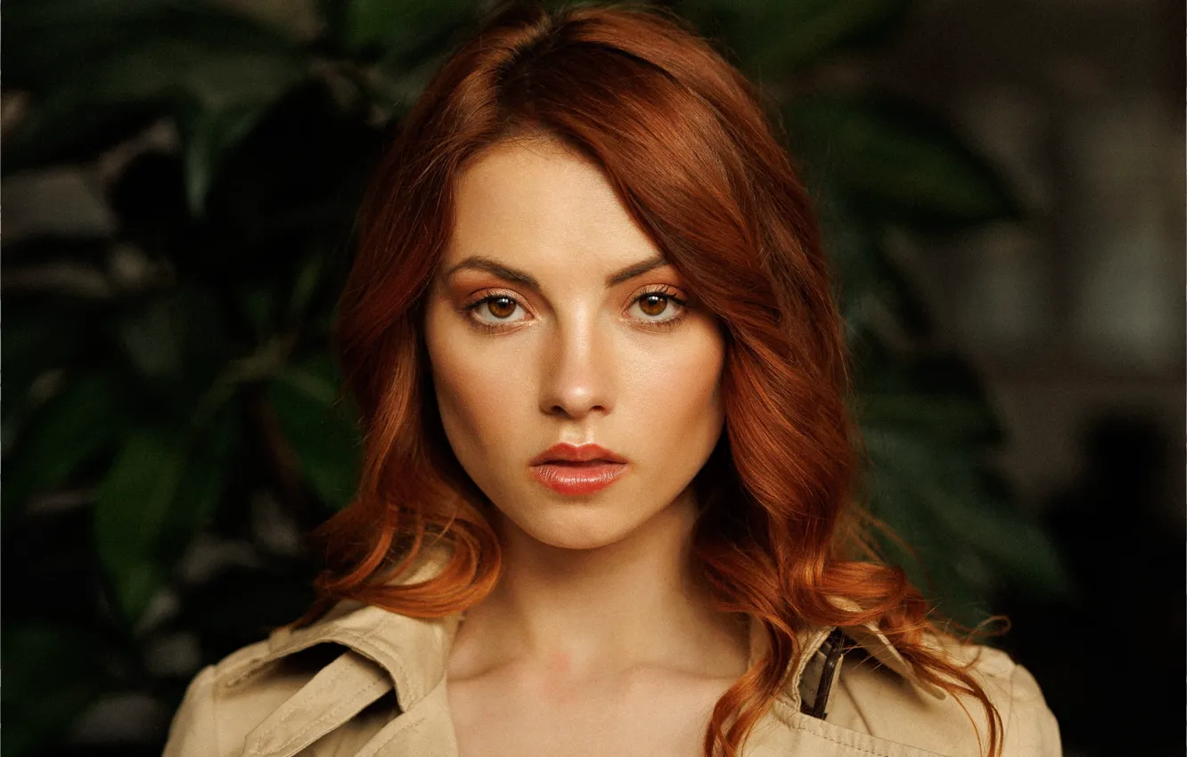 Wallpaper look, girl, model, red, redhead, SHinD.PH for mobile and ...