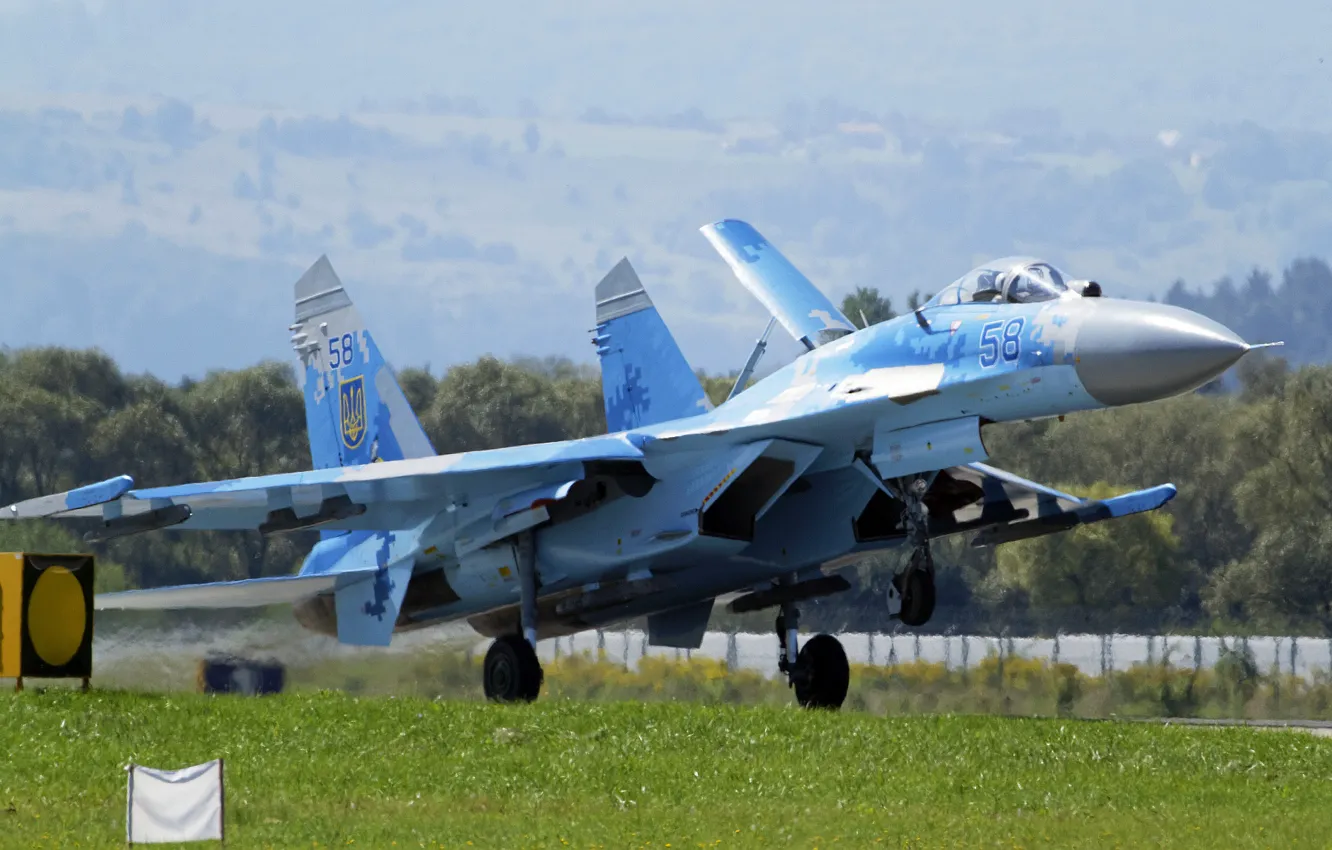 Wallpaper fighter, the rise, Sukhoi, Flanker, Su-27 images for desktop ...