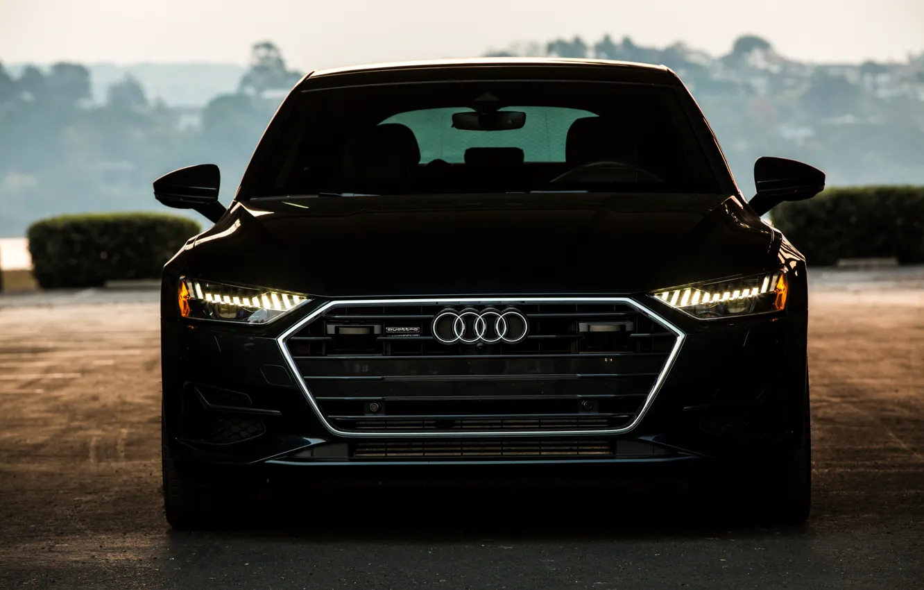 Wallpaper Audi, in the shadows, 2019, A7 Sportback for mobile and ...