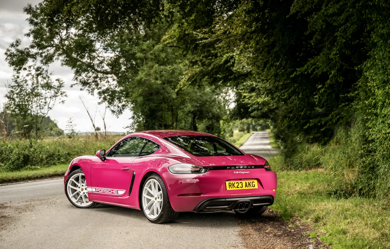 Wallpaper Porsche, Cayman, rear view, 718, Porsche 718 Cayman Style ...