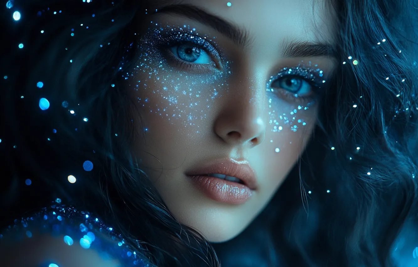 Wallpaper girl, AI art, neural network for mobile and desktop, section ...