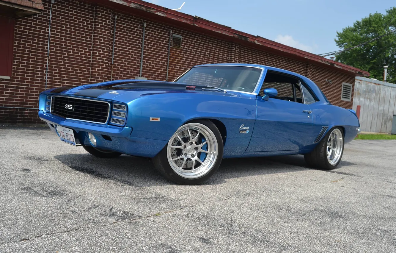 Wallpaper Chevrolet, 1969, Camaro, Wheels, GA3, Forgeline, ZR9 for ...