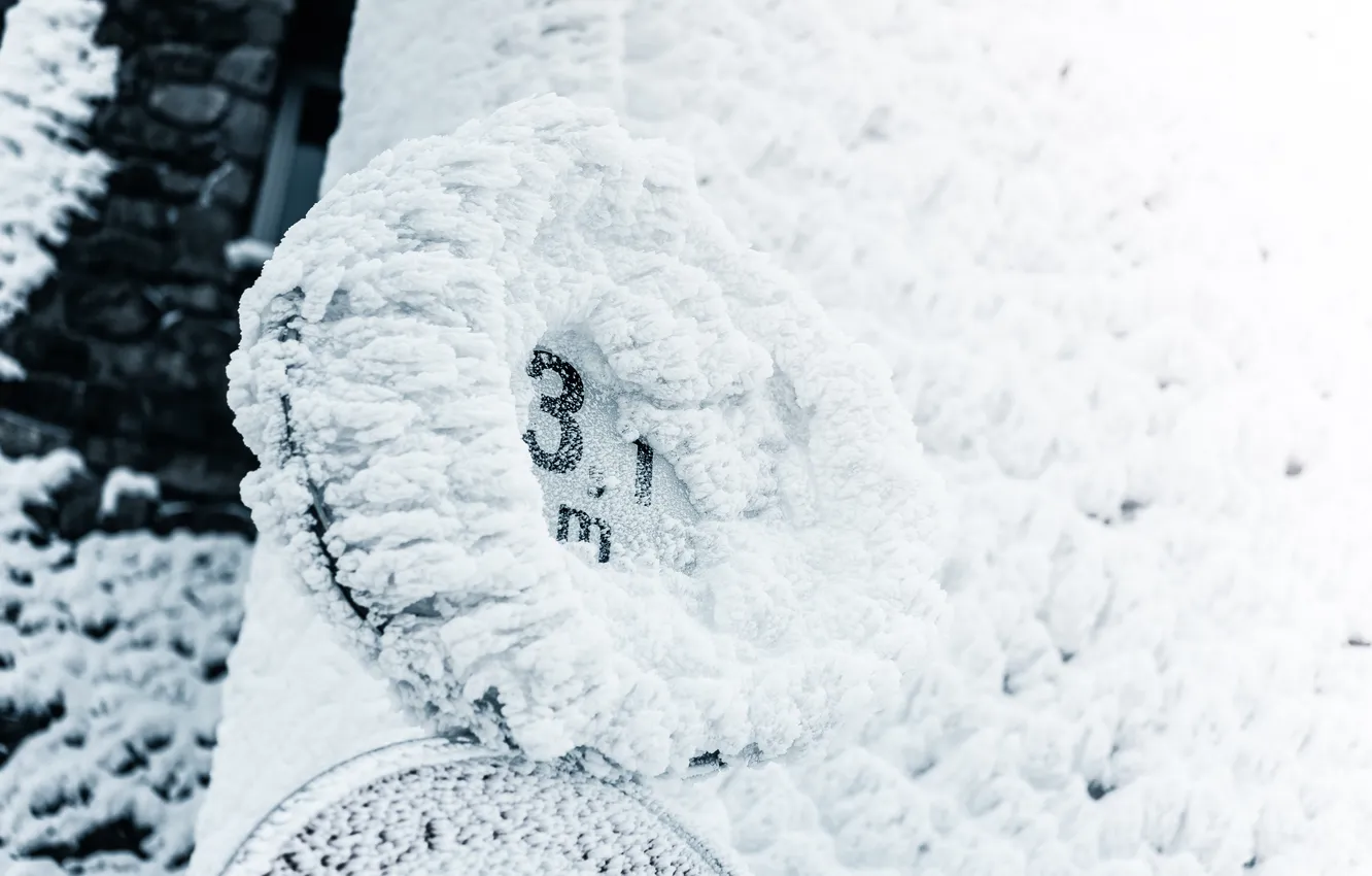 Wallpaper white, snow, number for mobile and desktop, section текстуры ...