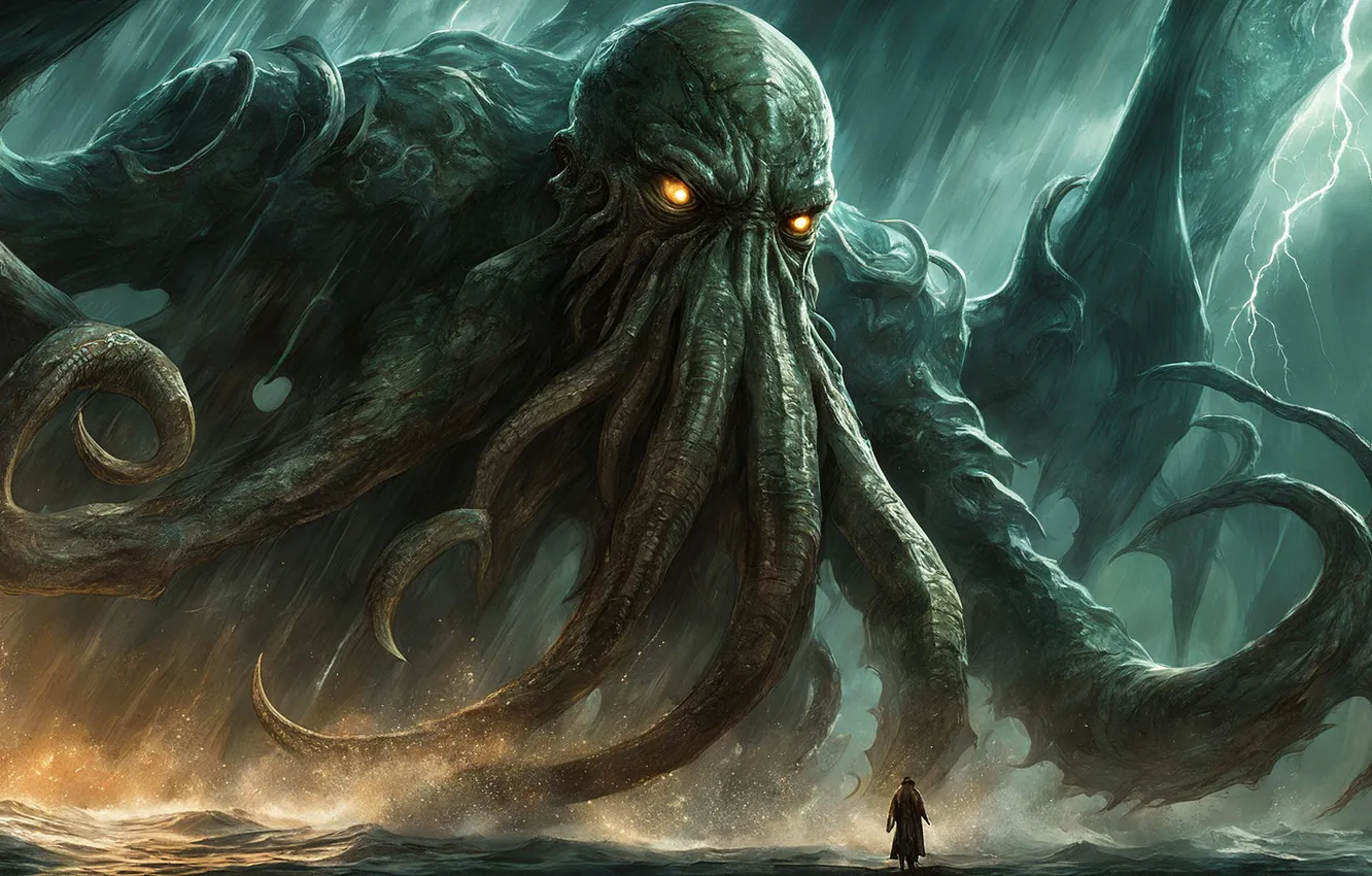 Wallpaper people, fantasy, octopus, octopus for mobile and desktop ...