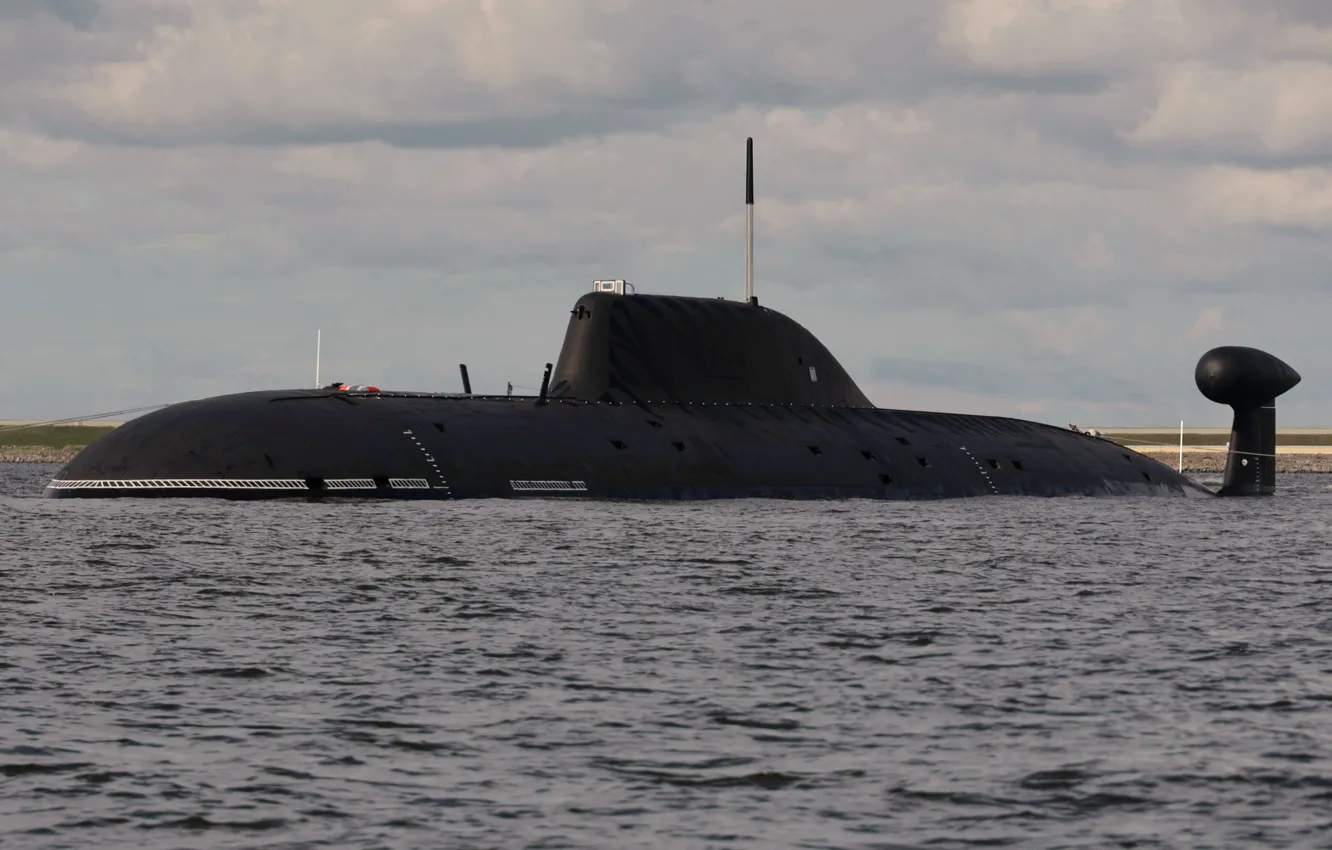 Wallpaper Boar, nuclear submarine, the project 971 for mobile and ...