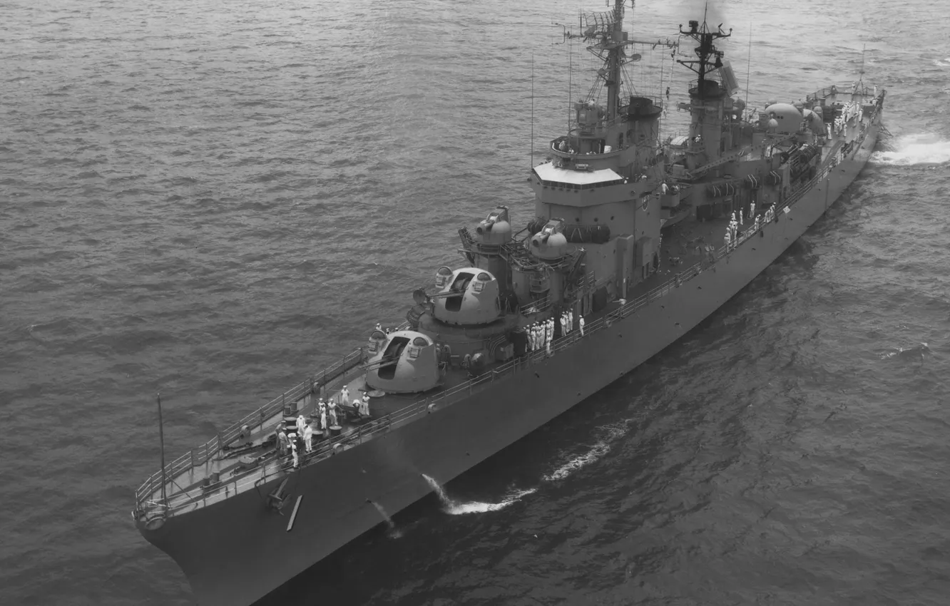 Wallpaper 1957, destroyer leader, USS Norfolk, DL-1 for mobile and ...