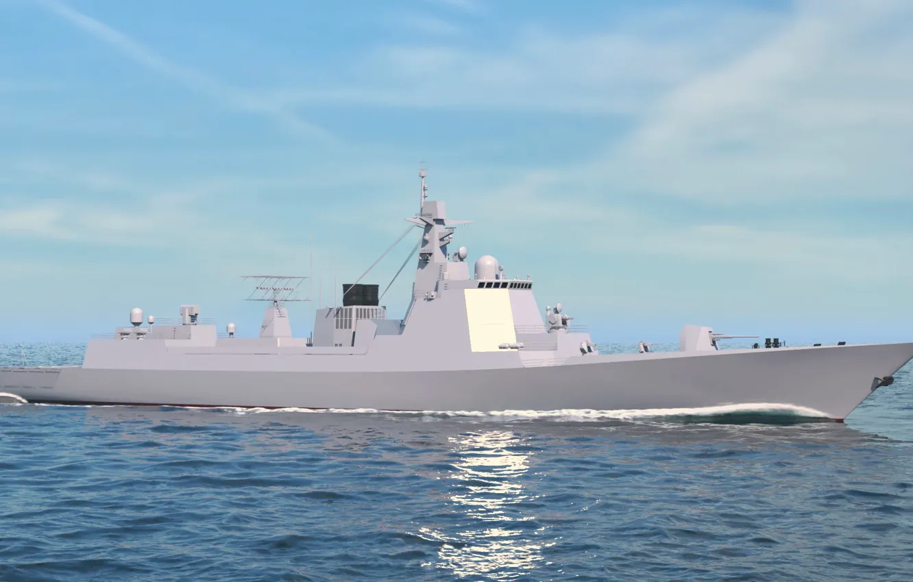 Wallpaper China, destroyer, project 052D for mobile and desktop ...