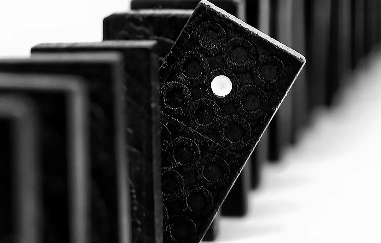 Wallpaper black, Dominoes Stack, Dominoes, White Dot for mobile and ...