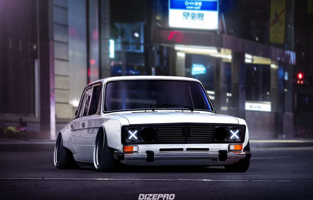 Wallpaper Auto, White, Machine, 2103, Rendering, VAZ, VAZ-2103, Dmitry ...
