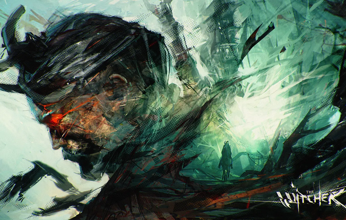 Wallpaper The Wild Hunt, Art, Art, The Witcher, Geralt, Geralt of Rivia ...