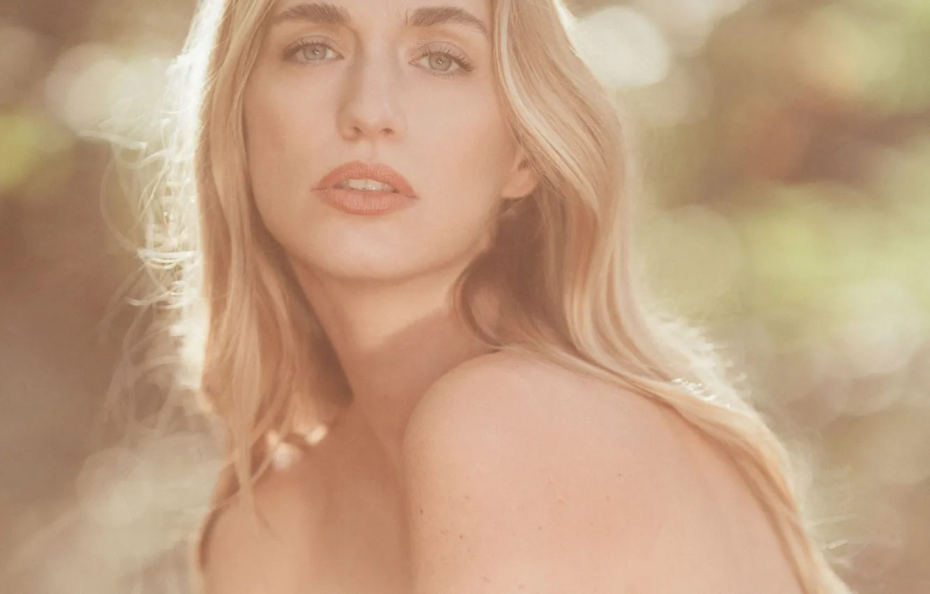Wallpaper model, blonde, Camille Desbos for mobile and desktop, section ...