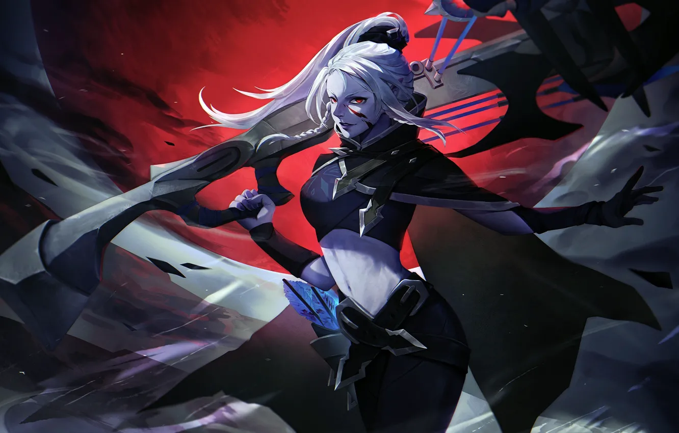Wallpaper art, dota 2, drow ranger for mobile and desktop, section игры ...