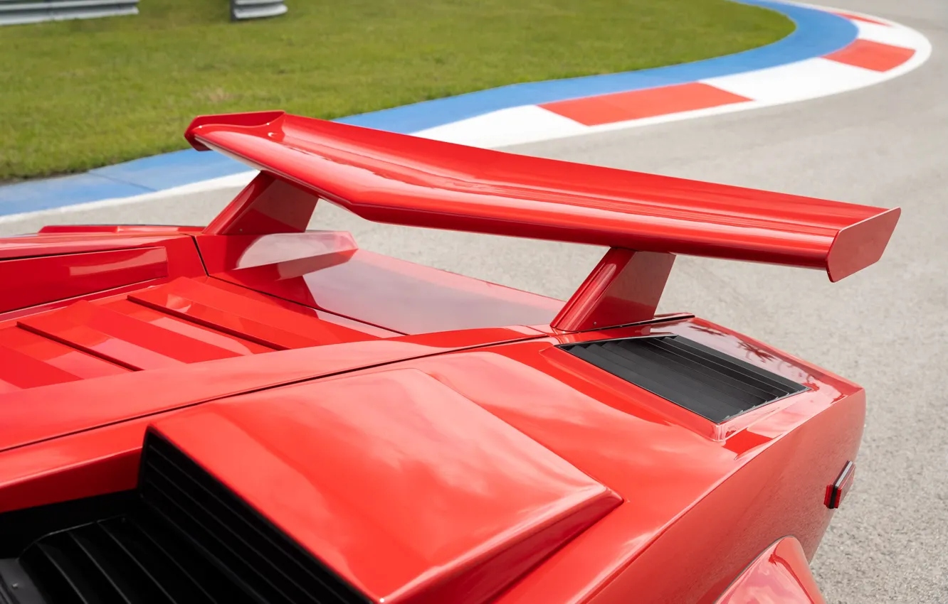 Wallpaper Lamborghini, Countach, LP5000 S, rear wing, Lamborghini ...