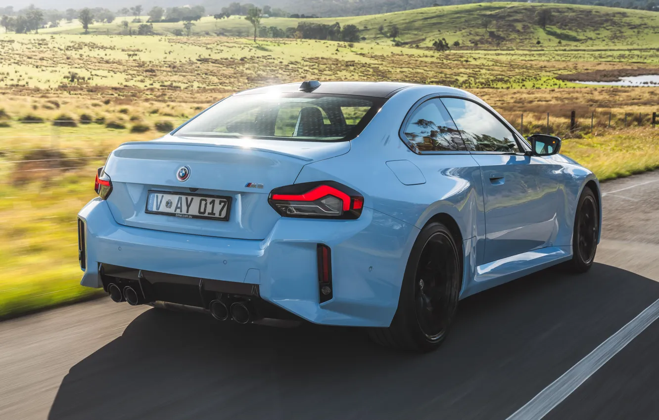Wallpaper BMW, drive, rear view, M2, G87, BMW M2 MT, 🤢 images for desktop, section bmw - download