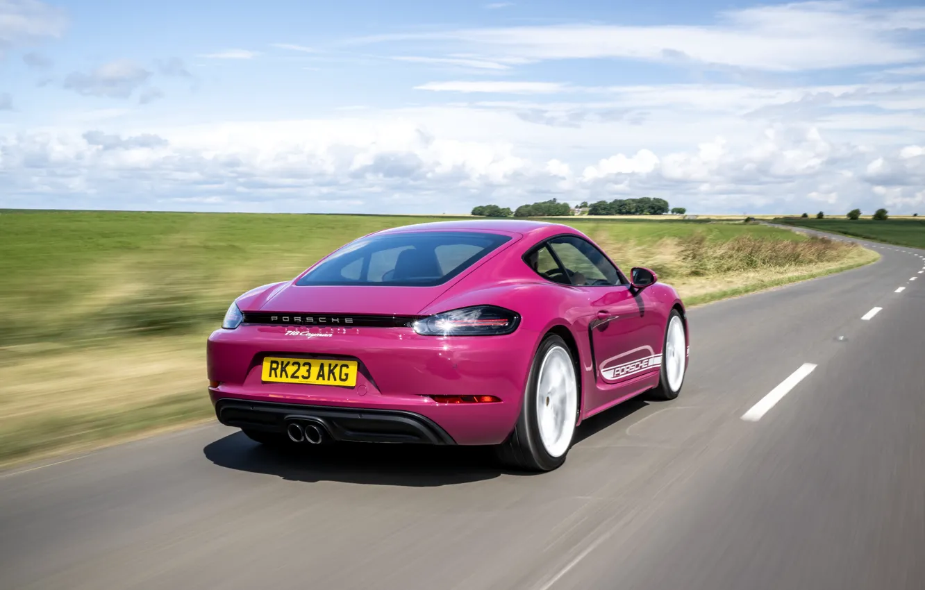 Wallpaper Porsche, Cayman, rear view, 718, Porsche 718 Cayman Style ...