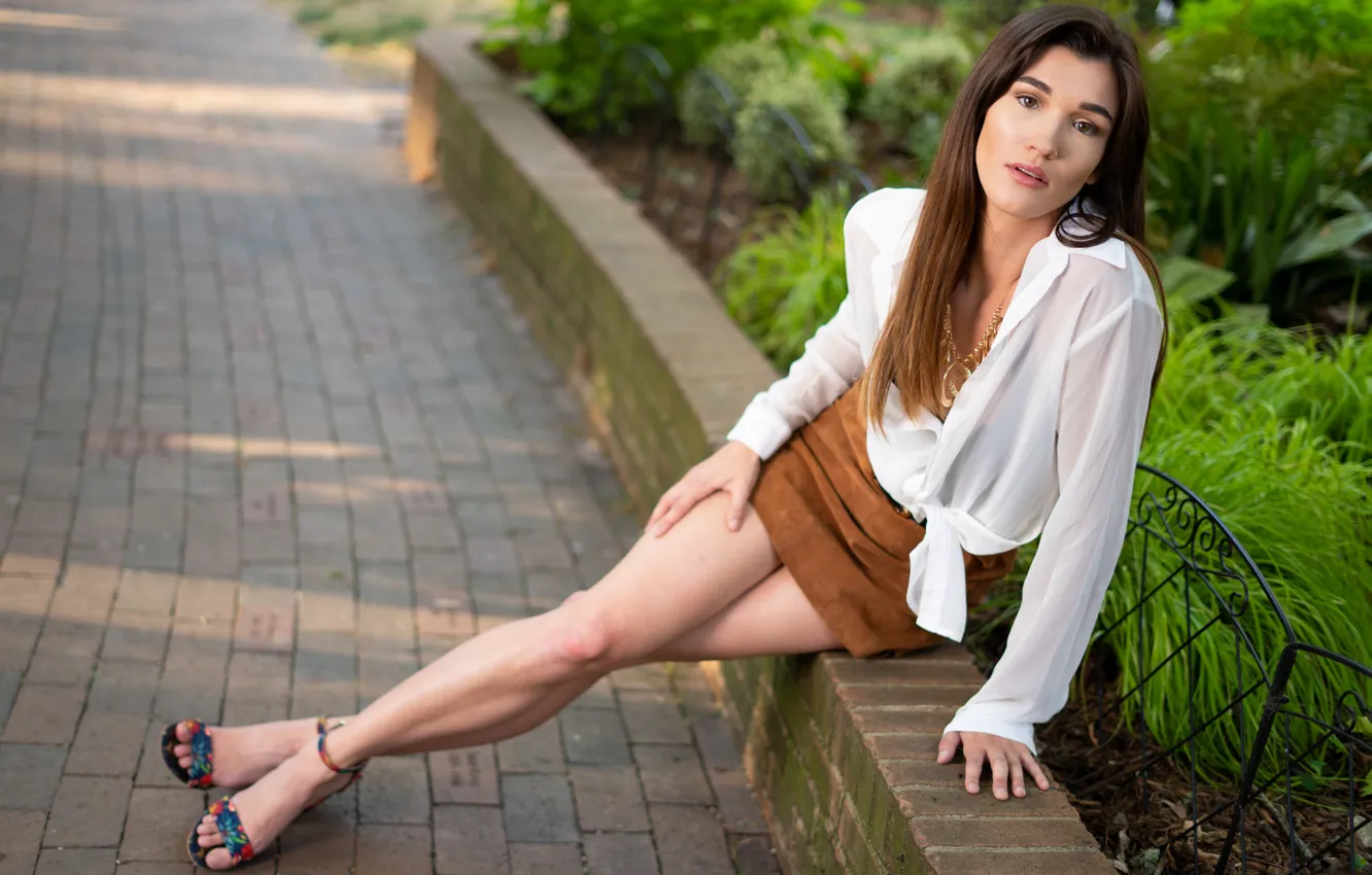 Wallpaper look, girl, Jennifer, legs for mobile and desktop, section ...