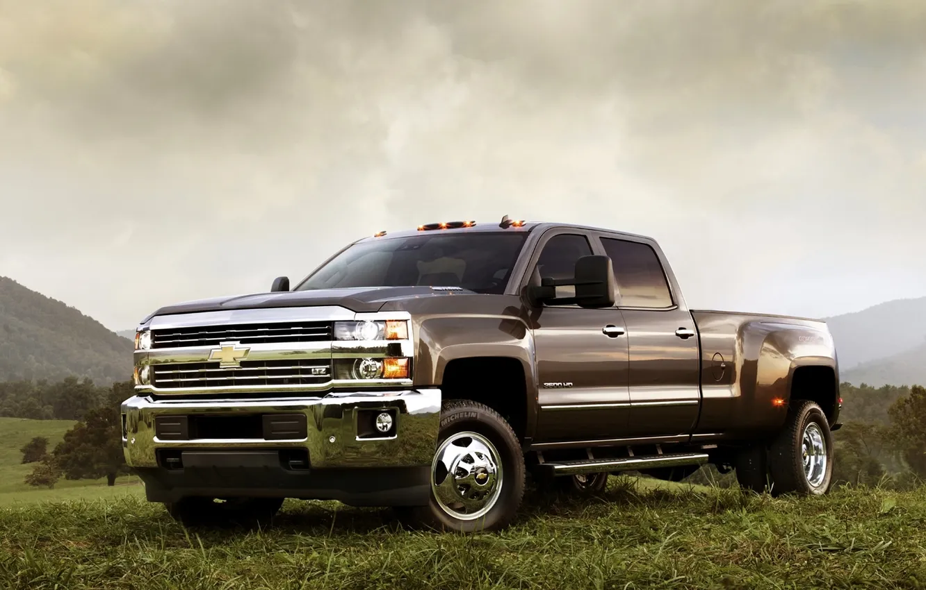 Wallpaper Chevrolet, Chevrolet, Crew Cab, LTZ, Silverado, 2014 ...