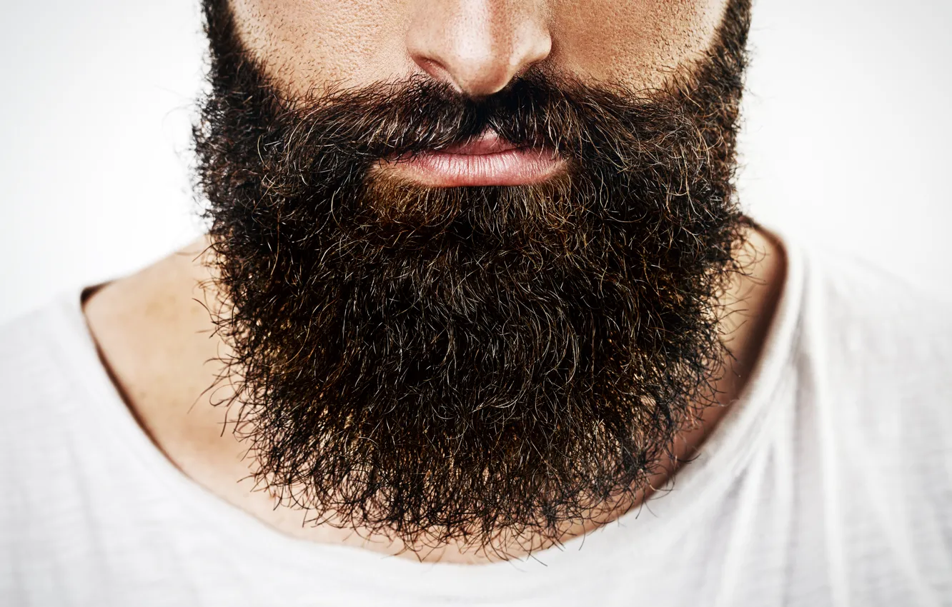 Wallpaper man, lips, face, beard for mobile and desktop, section стиль ...