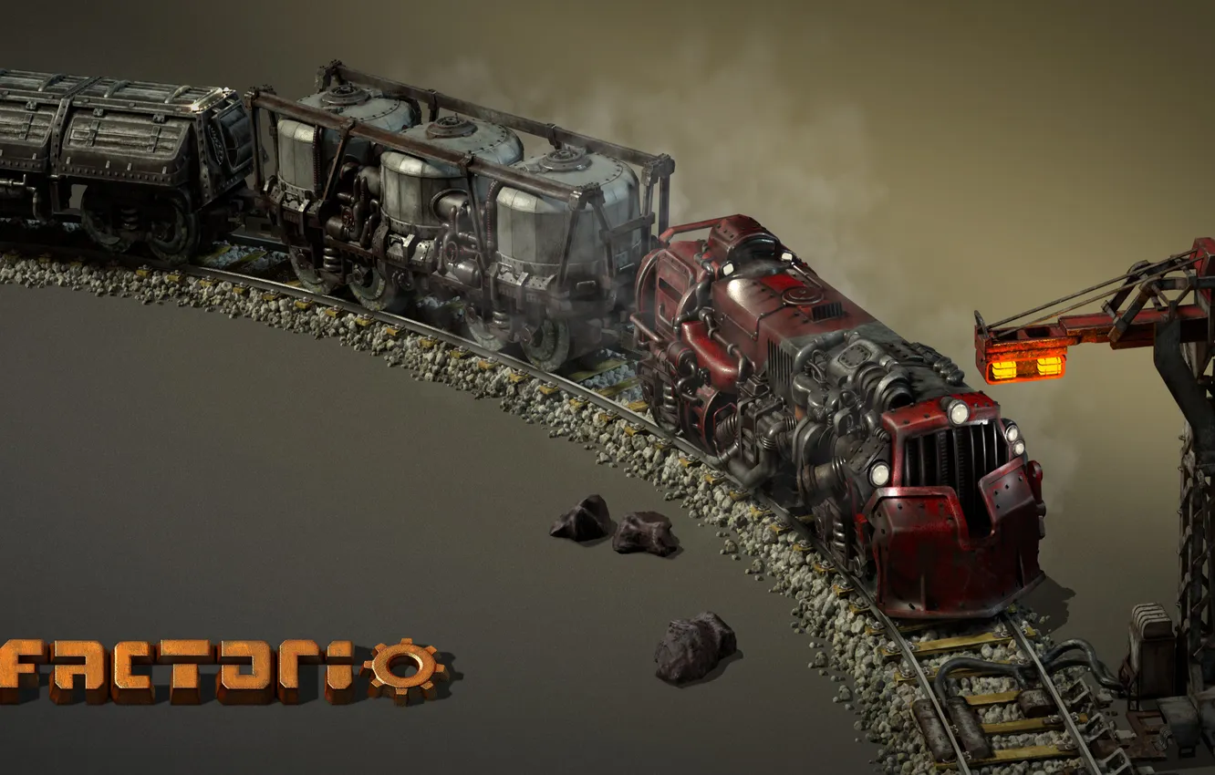 Wallpaper train, cars, railroad, factorio for mobile and desktop ...