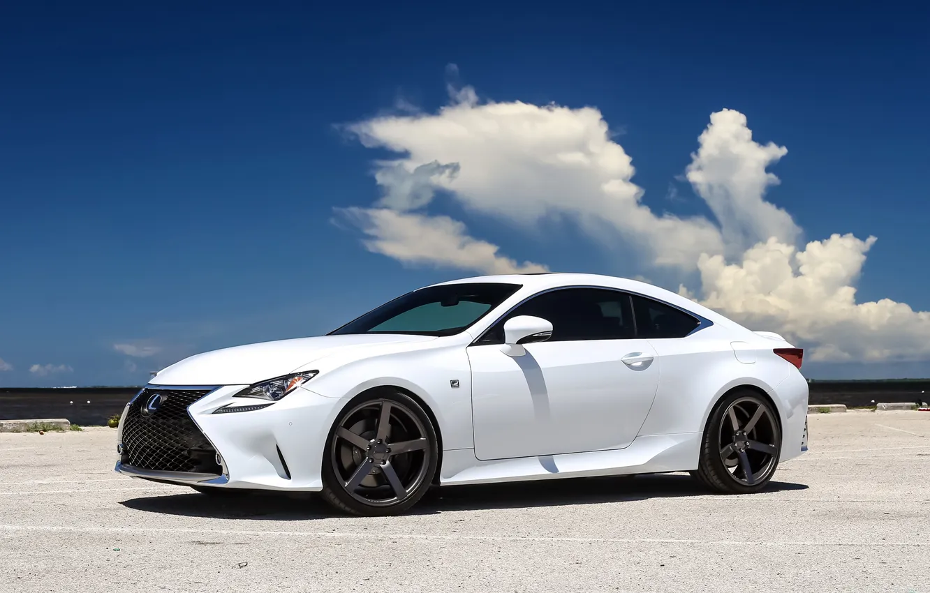 Wallpaper Lexus, white, Vossen, F-Sport, RC350 for mobile and desktop ...
