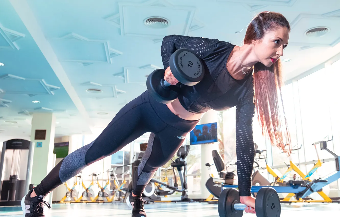 Wallpaper model, workout, fitness for mobile and desktop, section спорт ...