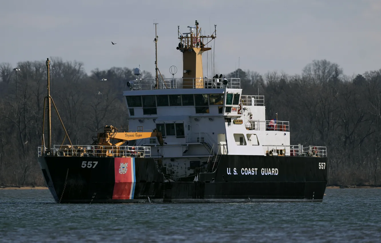 Wallpaper The United States coast guard, patrol ship, USCGC Frank Drew ...