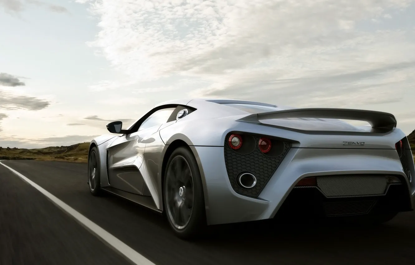 Wallpaper road, silver, road, zenvo, Silver Zenvo St1 for mobile and ...