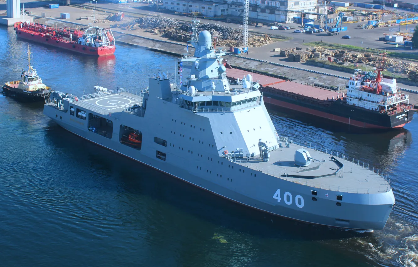 Wallpaper ship, patrol, Ivan Papanin, ice class for mobile and desktop ...