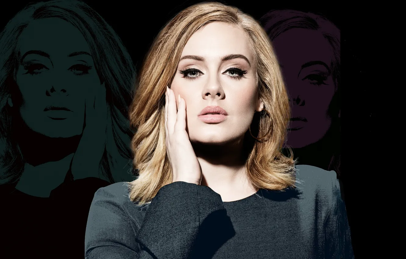 Wallpaper portrait, singer, Adele for mobile and desktop, section ...