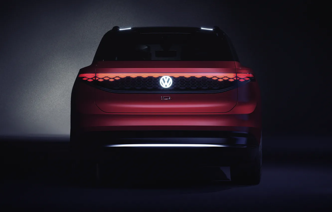Wallpaper Volkswagen, rear view, crossover, 2019, ID Roomzz, Roomzz ...