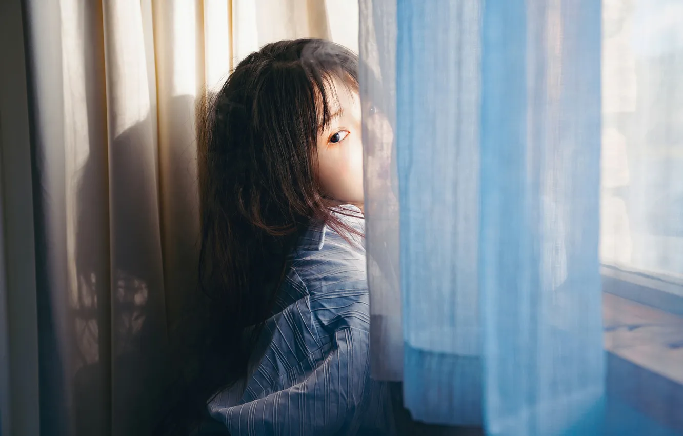 Wallpaper Beautiful, Asian, Model, Woman, Pretty, Window, Shirt ...