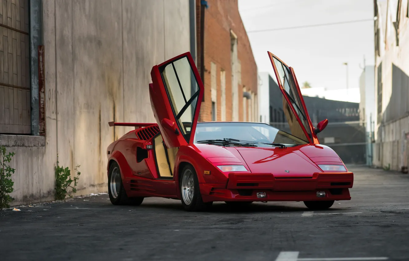 Wallpaper Lamborghini, Lamborghini, Countach, US-spec, Countach, 1988 ...