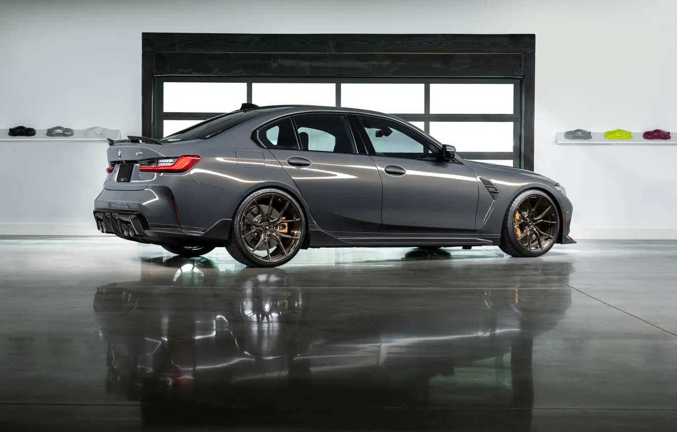 Wallpaper BMW, Vorsteiner, Side, BMW M3, Garage, Rear, G80, Vorsteiner ...