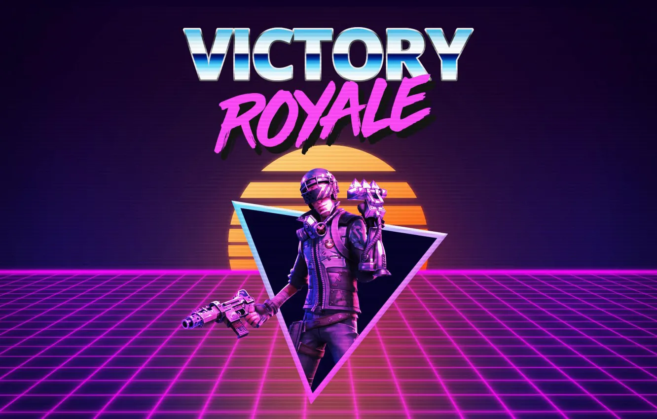 Wallpaper Background, Art, Synth, Retrowave, Battle Royale, Synthwave ...