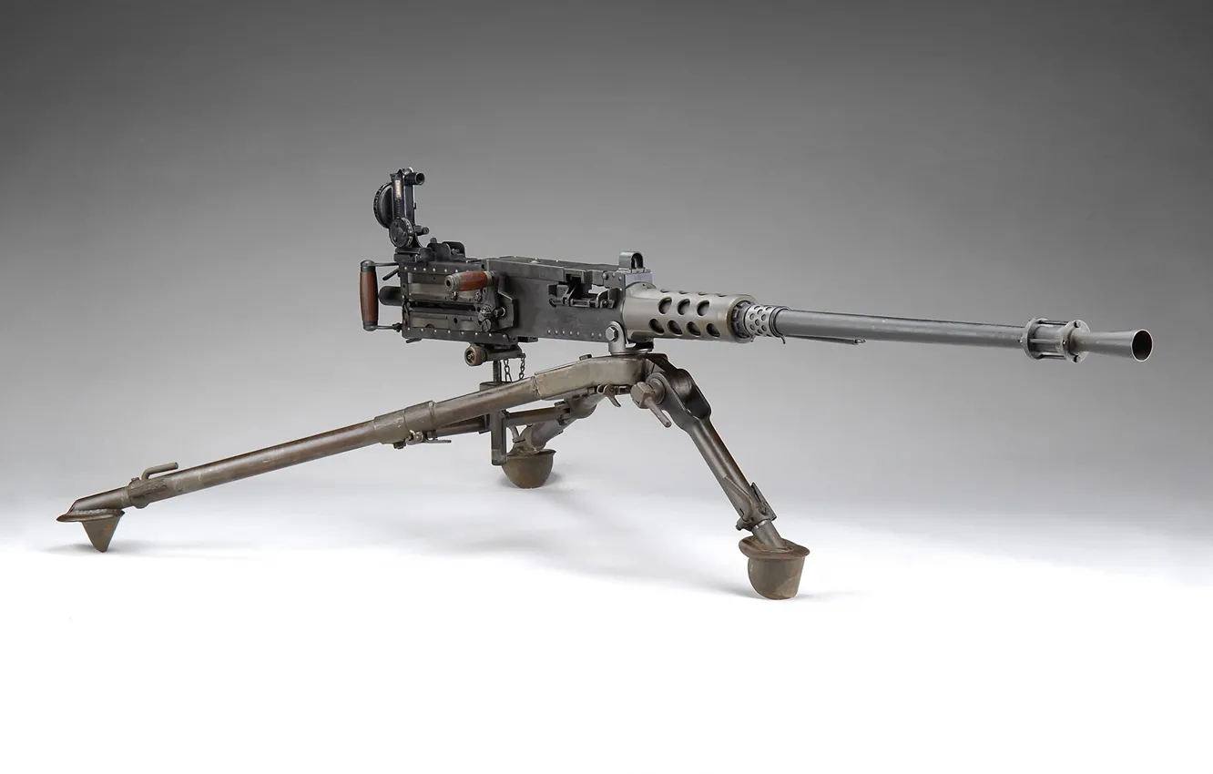 Wallpaper weapons, tripod, tripod M3, mounted heavy machine gun ...