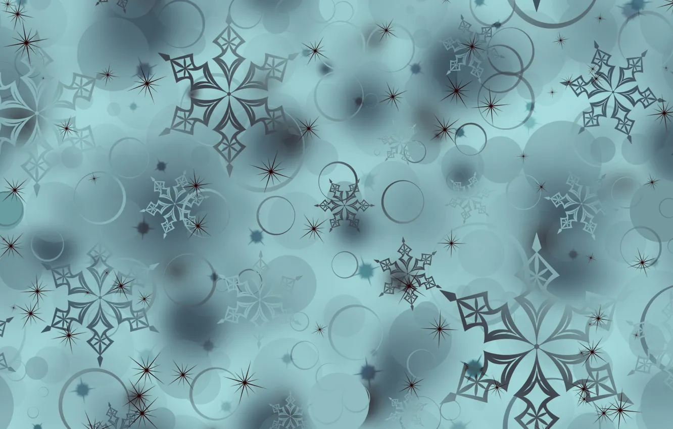 Wallpaper circles, snowflakes, background, Wallpaper, texture, digital ...