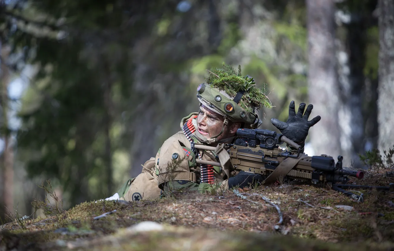 Wallpaper weapons, army, soldiers, Norwegian Army for mobile and ...
