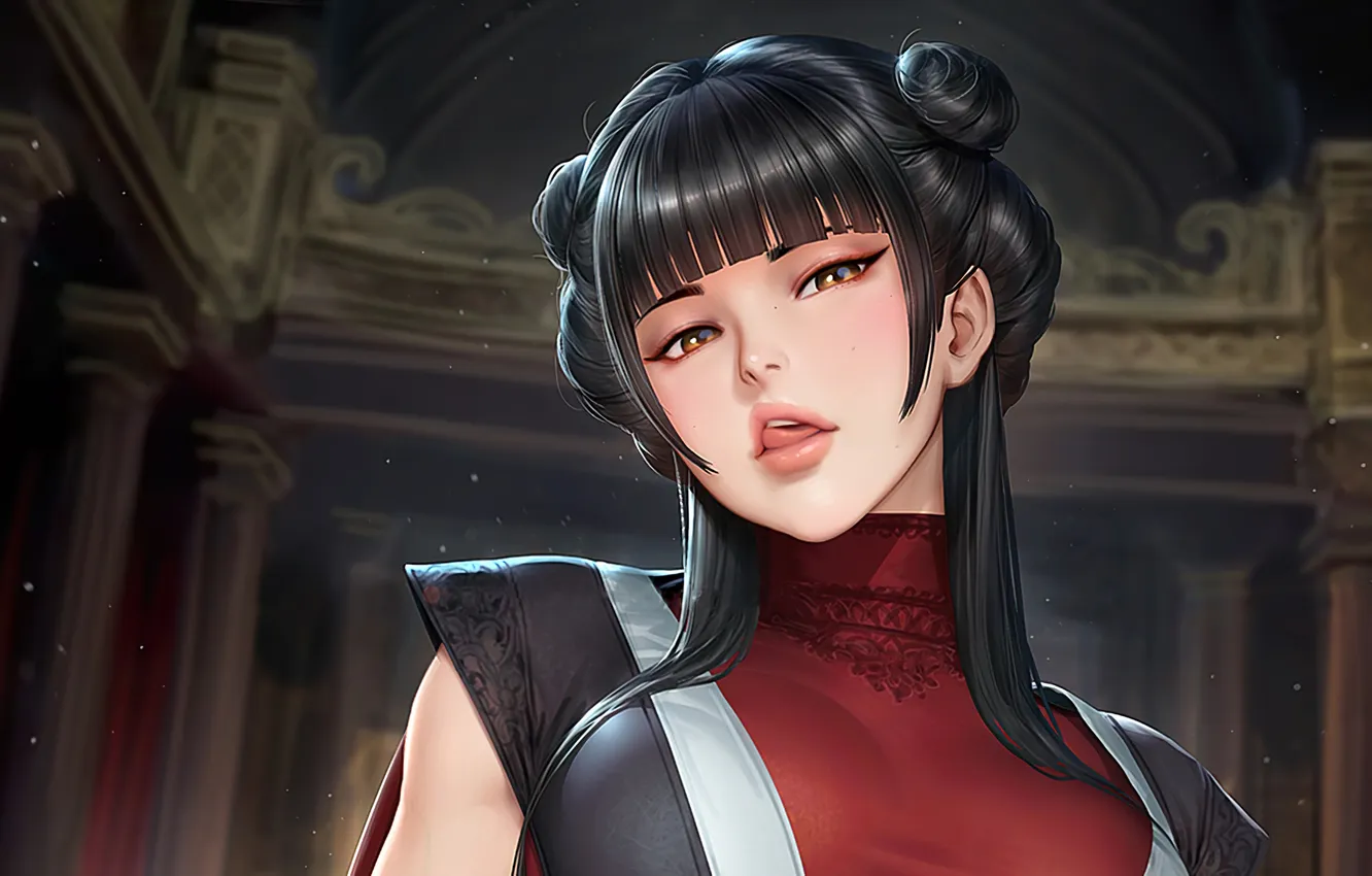 Wallpaper girl, art, artwork, Character, NeoArtCore for mobile and ...