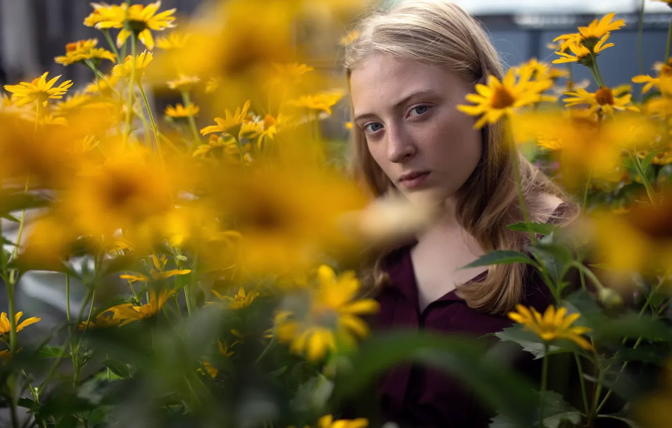 Wallpaper tenderness, freckles, the beauty, Arina, Ivan Proskurin for mobile and desktop ...