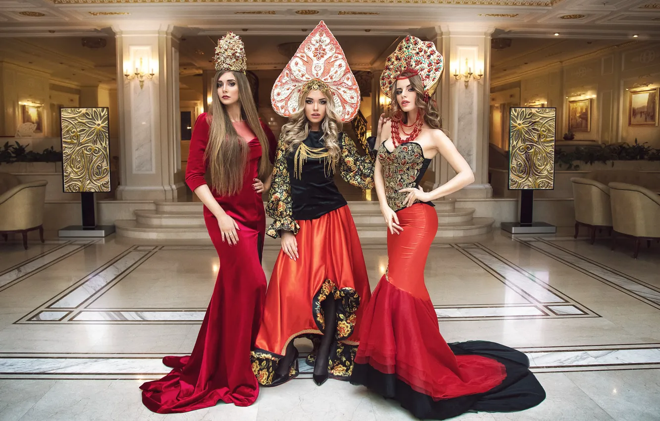 Wallpaper Girls, figure, image, model, fashion, dresses, Sergey ...