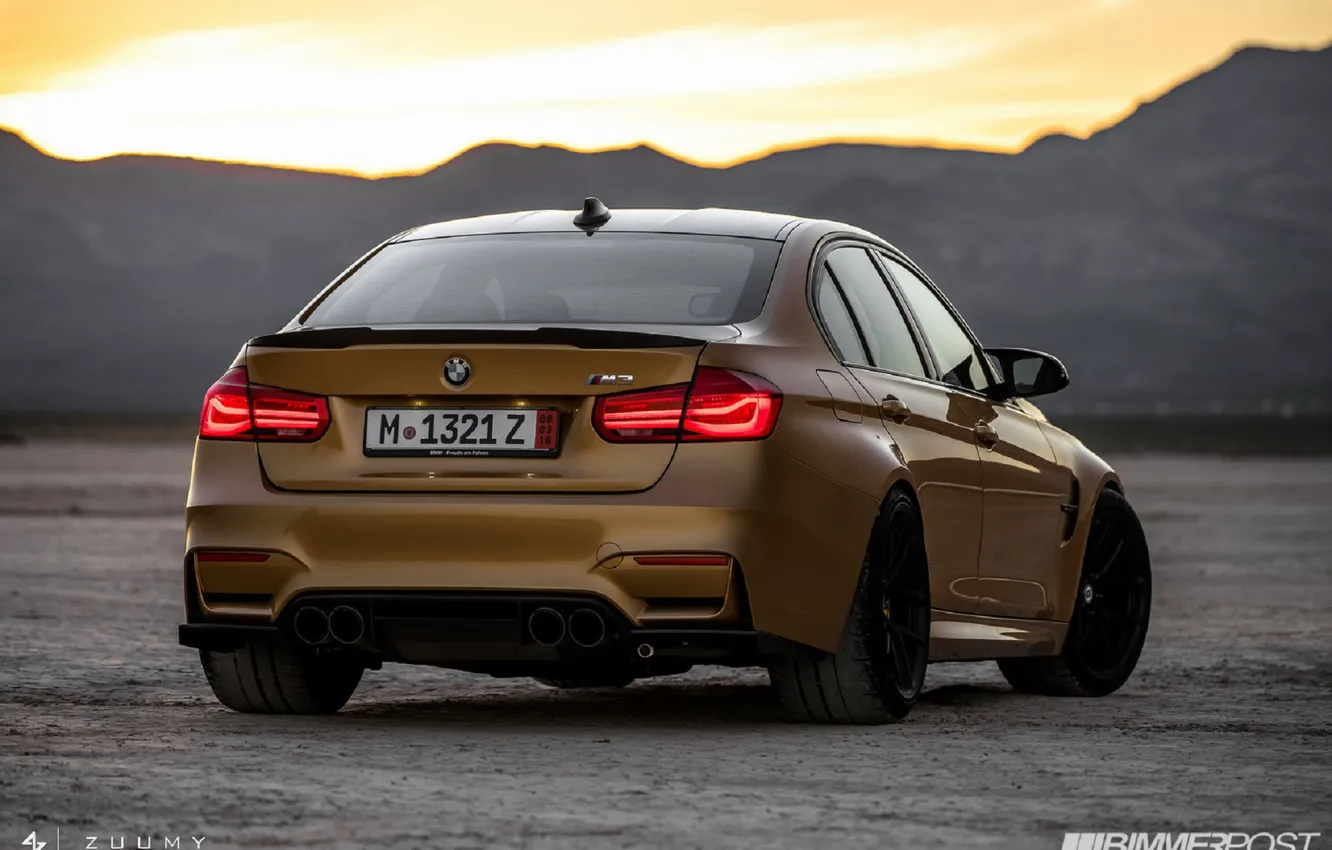 Wallpaper BMW, Tuning, BMW, sedan, Individual, M3, Sunburst Gold ...